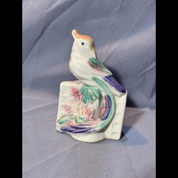 Accents | Vintage Ceramic Songbird Blue Jay Planter By Morton Pottery ...